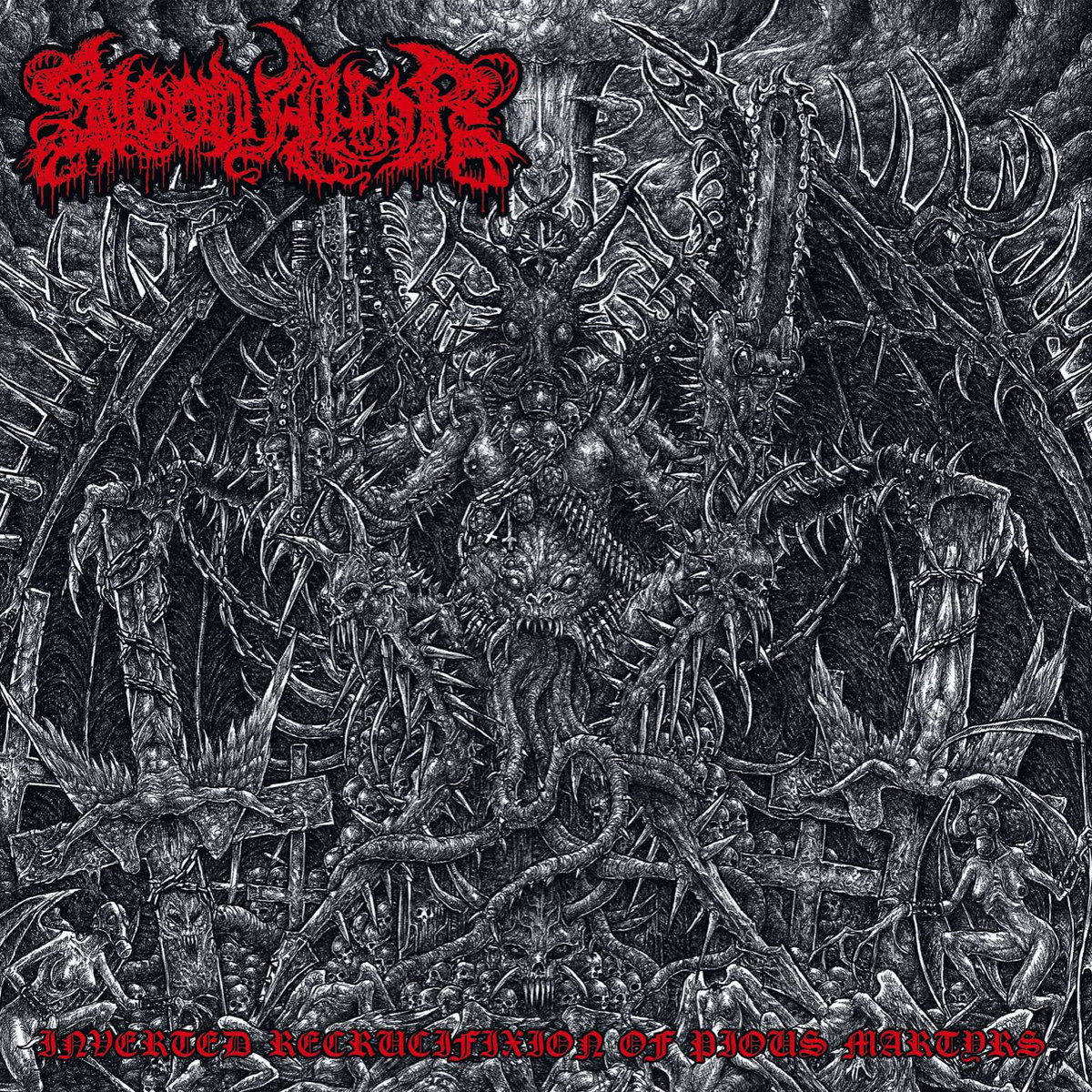 Blood Altar - "Inverted Recrucifixion Of Pious Martyrs" CD - WolfKult ...